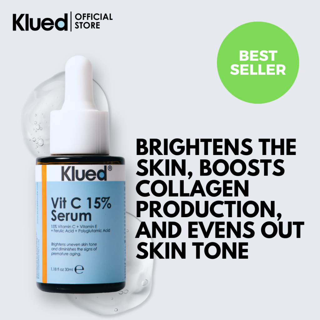 Klued - Vit C 15% Serum 30ml | Shopee Philippines