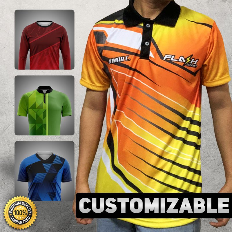 Transfer It Personalized FULL SUBLIMATION Orange Black Red Color Fixed ...