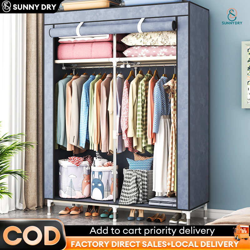 COD Cabinet For Clothes Organizer Cabinet With Zipper Wardrobe Cabinet ...