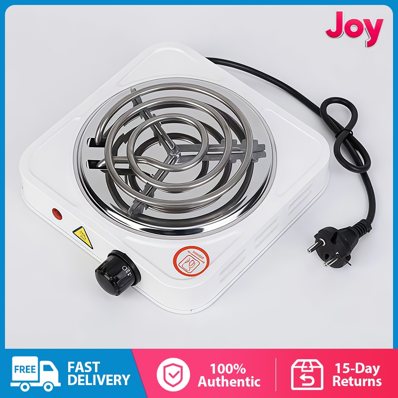 JOY 1000W Portable Electric Stove Single and Double Burner Hot Plate ...