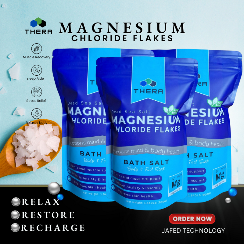 THERA Magnesium Chloride Flakes for Bath Soak Foot Soak and Making ...