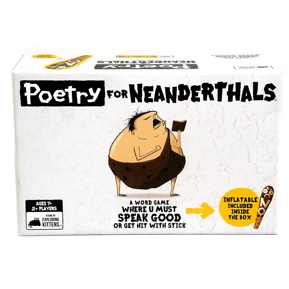 Board Game Poetry For Neanderthals Card Game Exploding Kittens | Shopee ...