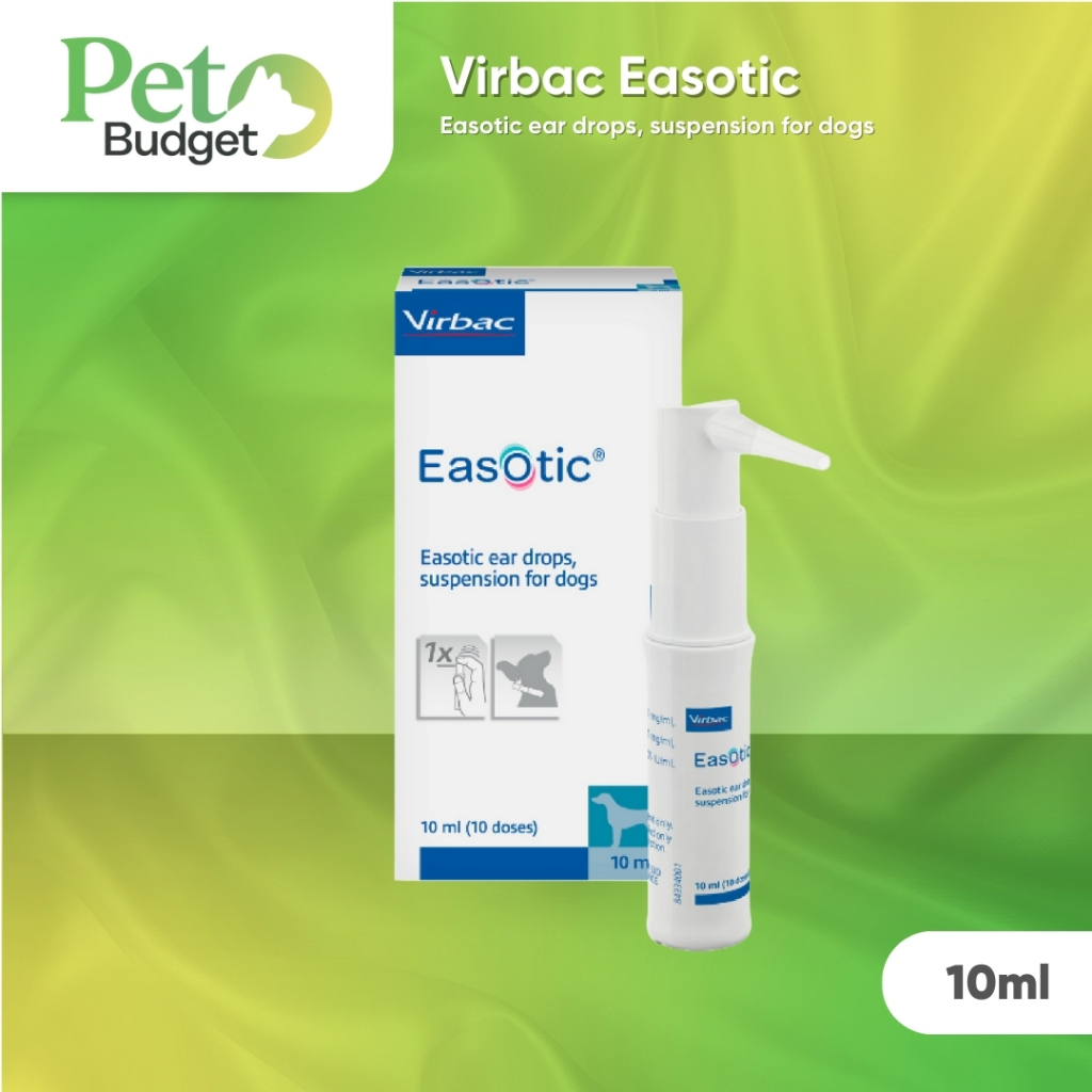Virbac Easotic Ear Drops Suspension For Dogs 10ml I EXP: 12/2025 ...