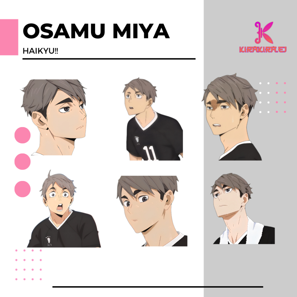 STICKER Osamu Miya Haikyu Waterproof Vinyl Anime Sticker | Shopee ...