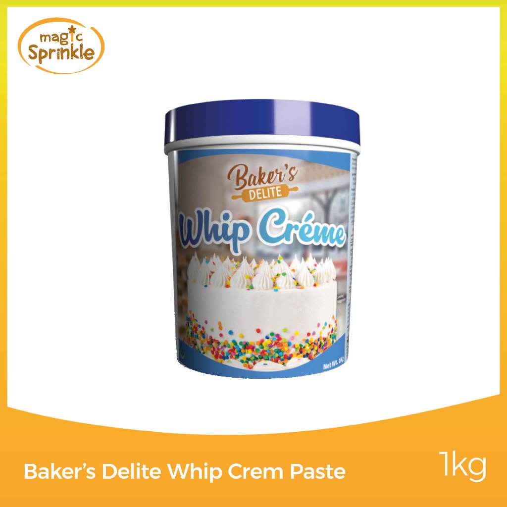 Baker's Delite Whip Cream Paste 1kg | Shopee Philippines
