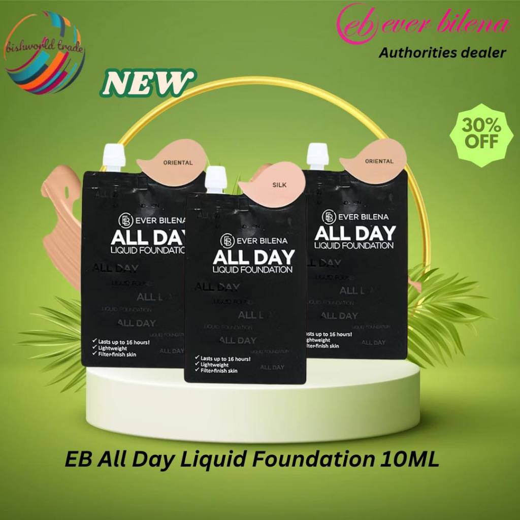 EB All Day Liquid Foundation 10ML | Shopee Philippines