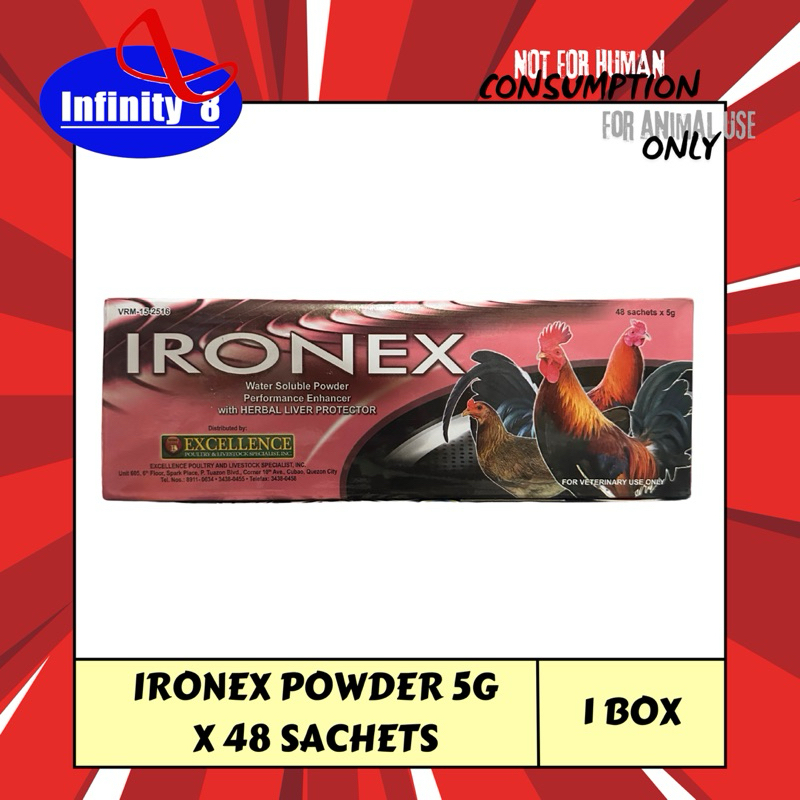 IRONEX POWDER 5G x 48 SACHETS/BOX | Shopee Philippines