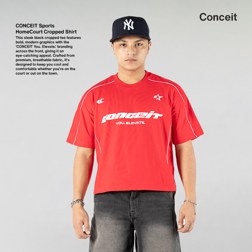 CONCEIT HomeCourt Cropped Shirt | Shopee Philippines