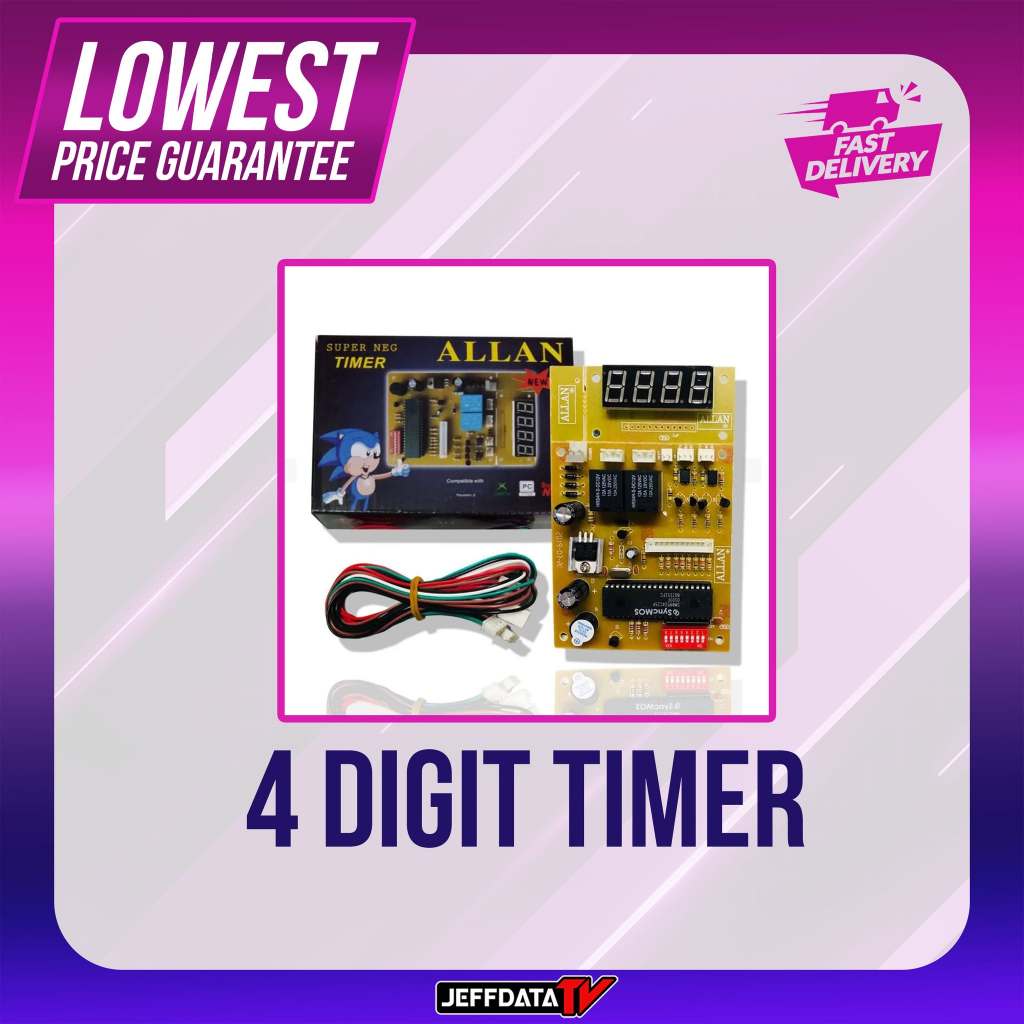 ACC PISONET ACCESORIES 4 DIGIT TIMER. ALLAN | Shopee Philippines