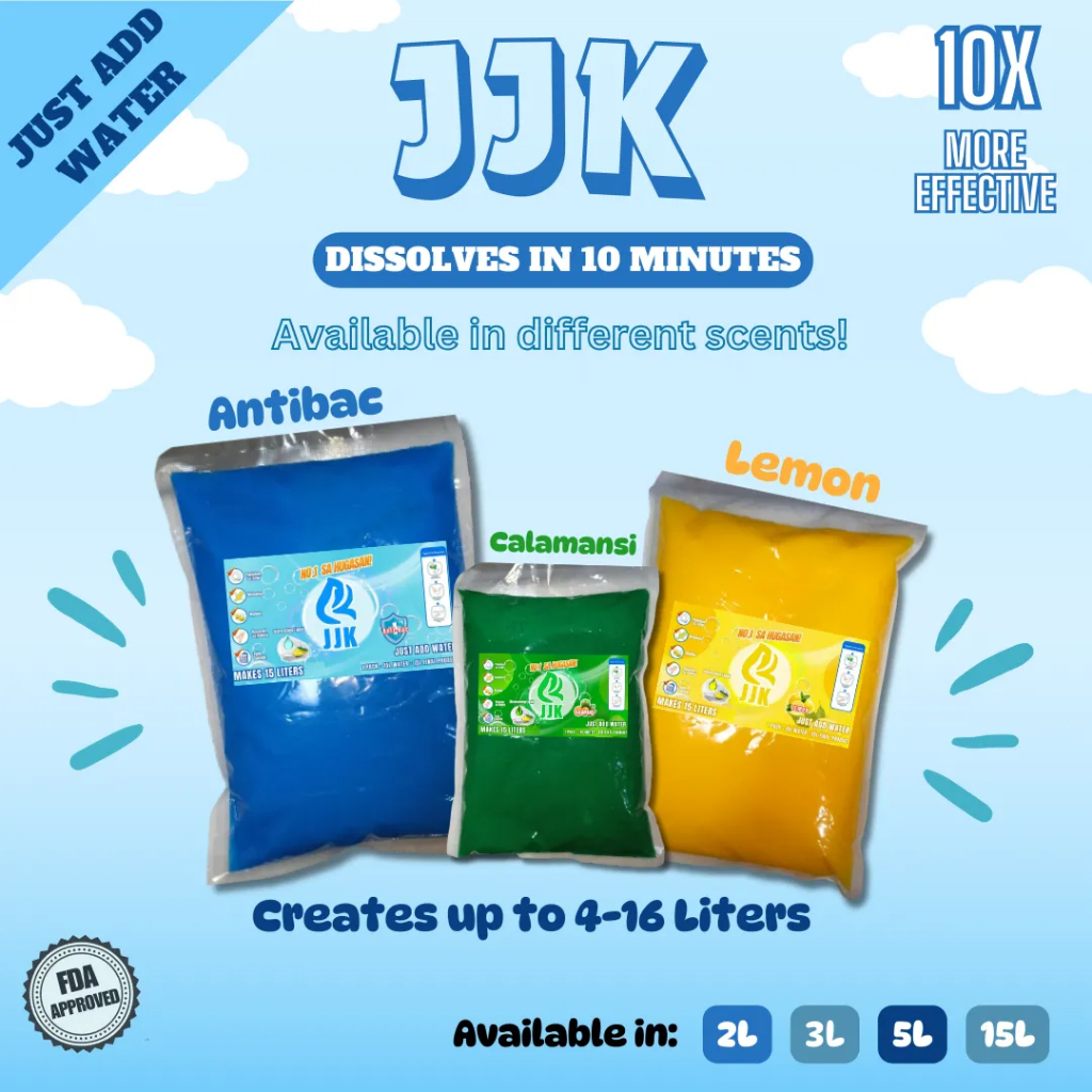 JJK DIY Dishwashing Liquid Kit Easy Mix formula 3 Scent available ORIGINAL DISHWASHING Liquid ...