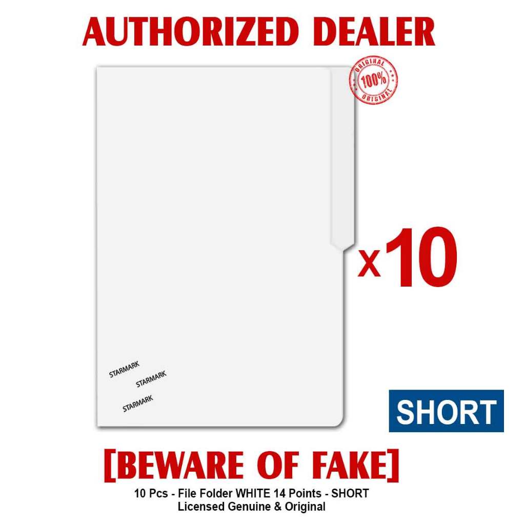 File Folder Folders WHITE 14 Points SHORT Size WHITE Folder File ...