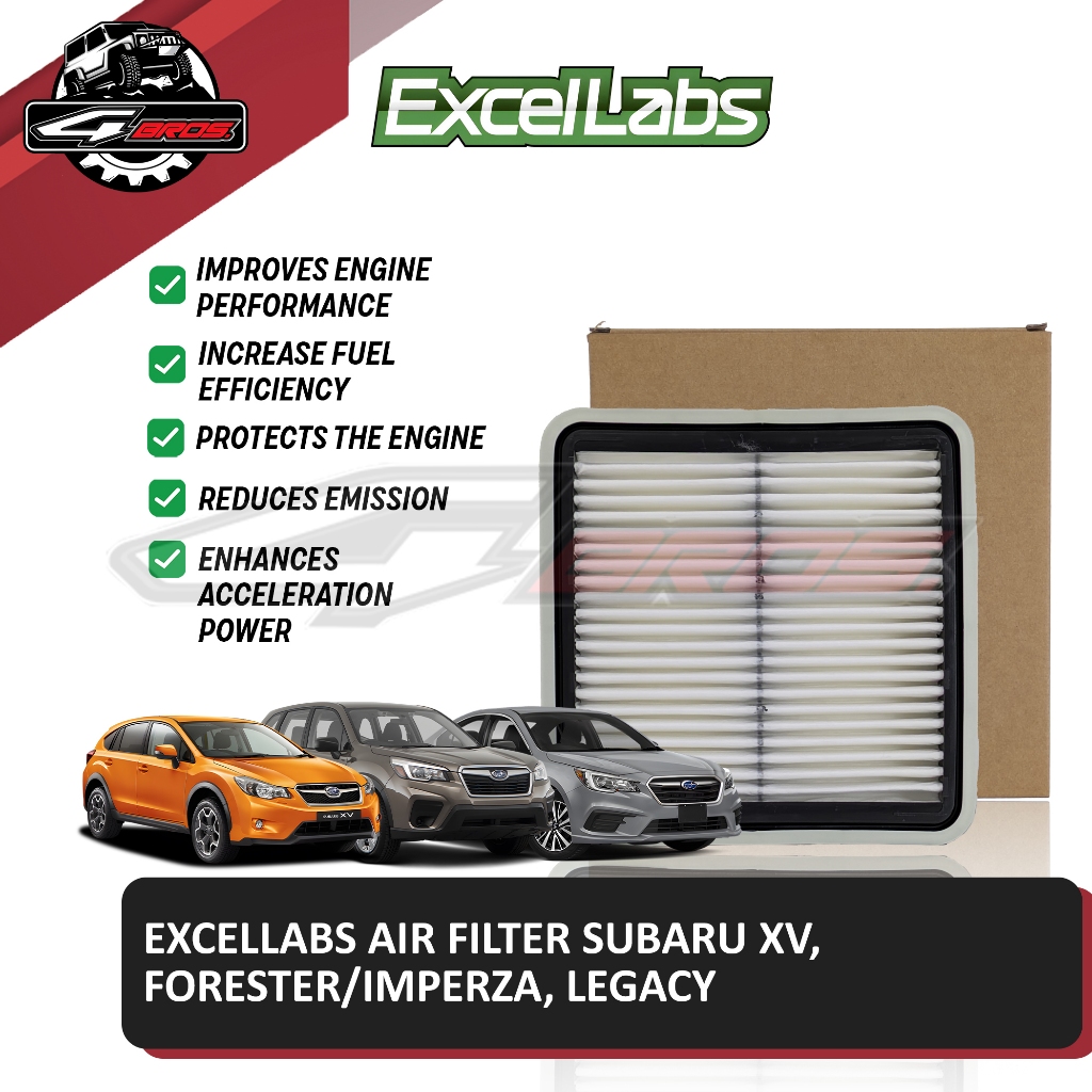 Excellabs Air Filter for Subaru XV, Forester/Impreza, Legacy ...