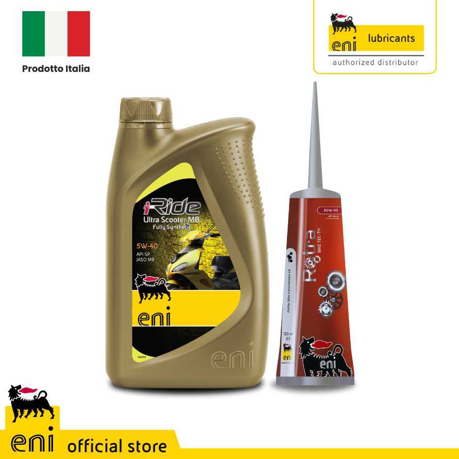 Eni i-Ride Ultra Scooter MB 5W-40 Fully Synthetic w/ FREE ROTRA | Shopee Philippines