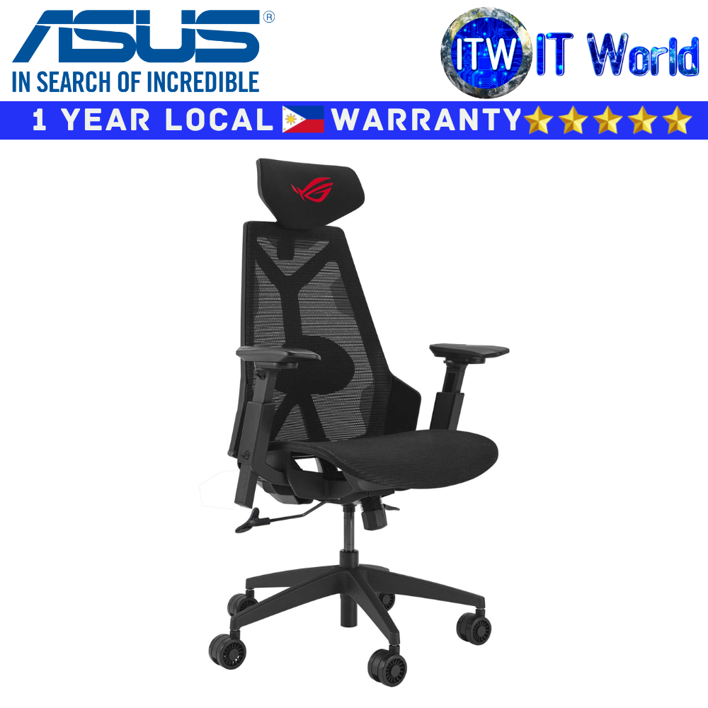 Itw | ASUS Gaming Chair SL400C ROG Destrier Core Black Cyborg-inspired ...
