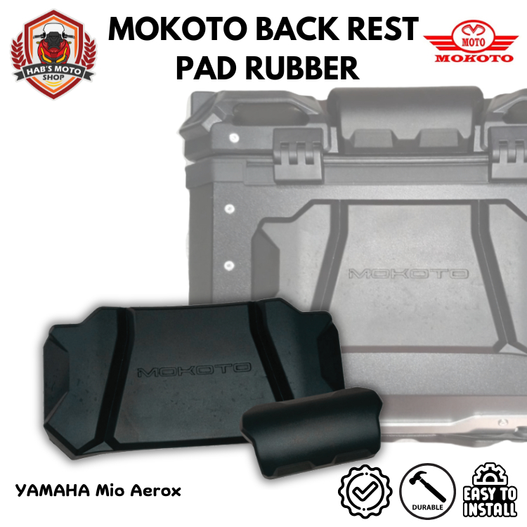 YAMAHA Mio Aerox MOKOTO BACKREST PAD SUPPORT FOR TOP BOX WITH EMBOSSED ...