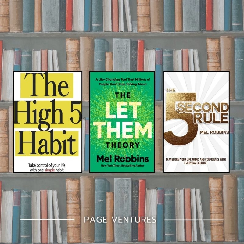 Mel Robbins Motivational Book Collection: The Let Them Theory, The High 5 Habits, The 5 Second ...