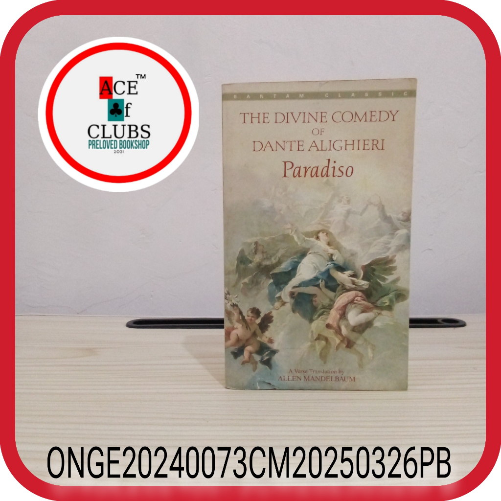 Paradiso The Divine comedy of Dante Alighieri (Preloved/Used) | Shopee ...