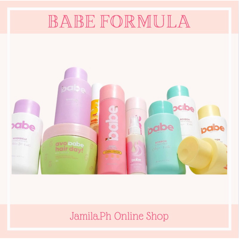 BABE FORMULA Shampoo Conditioner - JOOZIE Chiffon Whimsicle Bonbon ...