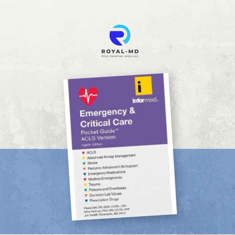 Emergency and Critical Care Pocket Guide 8th edition | Shopee Philippines