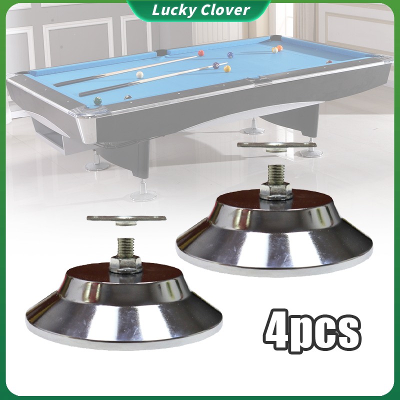 4Pcs Adjustable Height Metal Table Leveling Feet Billiard Pool Table ...