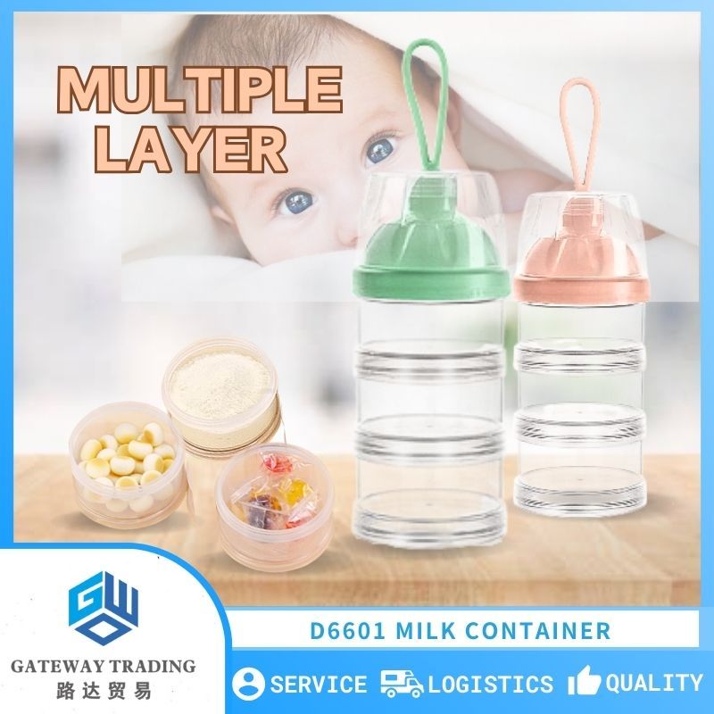 3Layers Milk Container Baby Milk Storage Aesthetic Quality Milk Powder ...