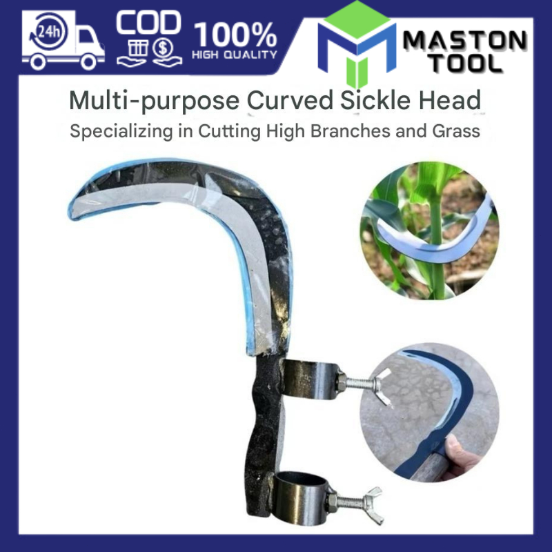 Heavy Duty Grass Sickle Cutter Head Wheat Lawn Mower Gardening Grass ...