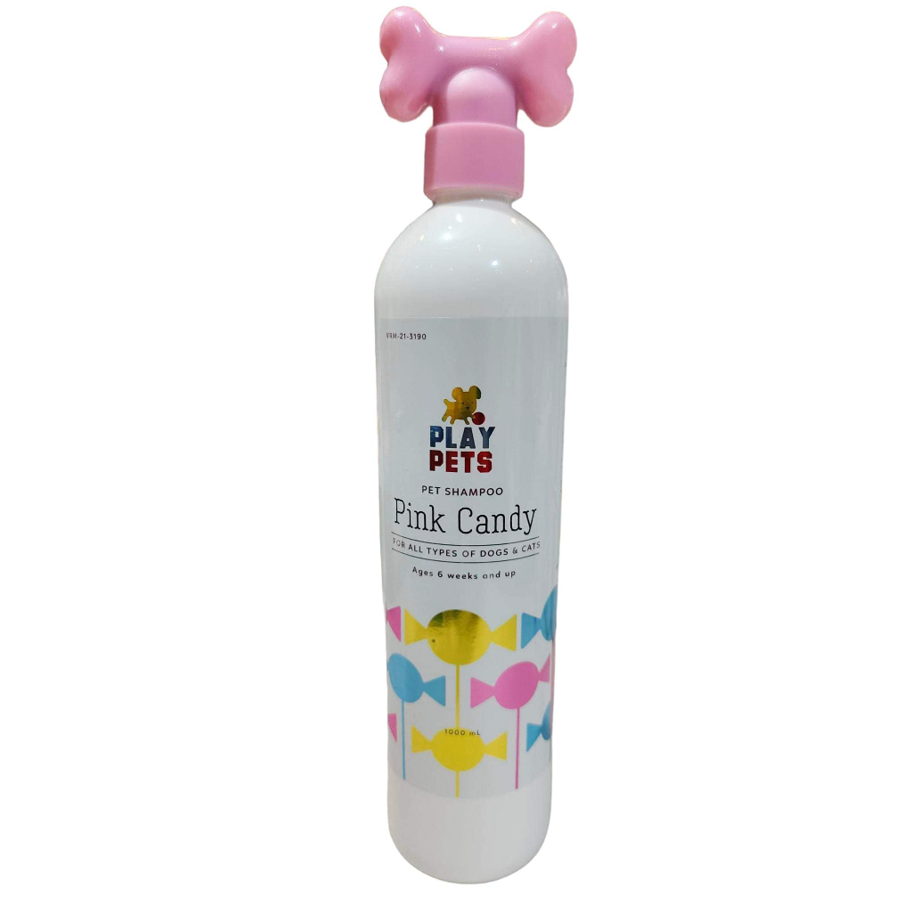 PLAY PETS Pet Shampoo PINK CANDY 1L | Shopee Philippines