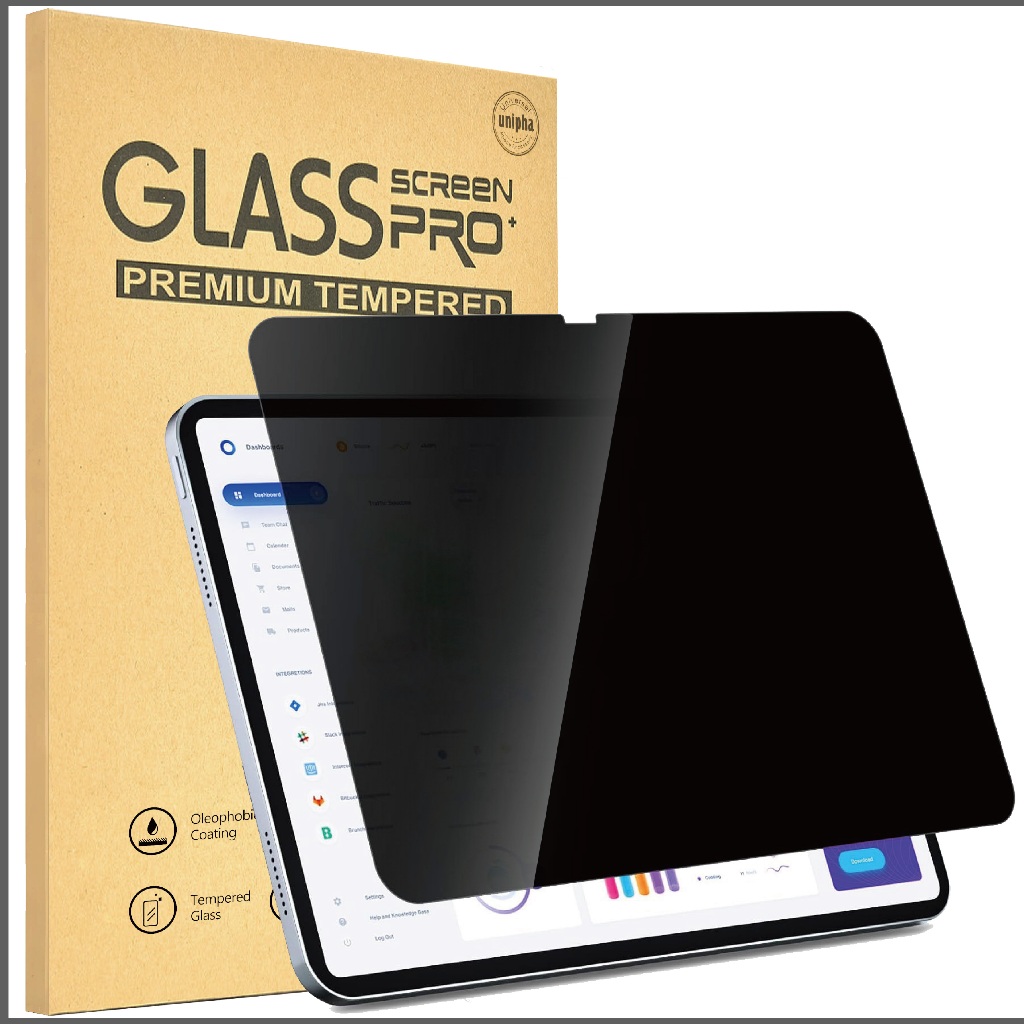 Privacy Tablet Tempered Glass For IPAD AIR 1 2 3 4 5 6 7 8 9 10 11 12 ...