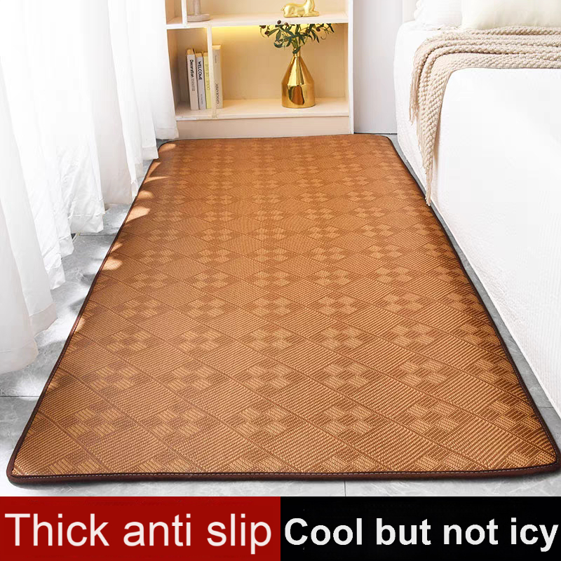 Summer Cooling Mat banig with foam bedroom Tatami Non-slip Rattan Floor ...