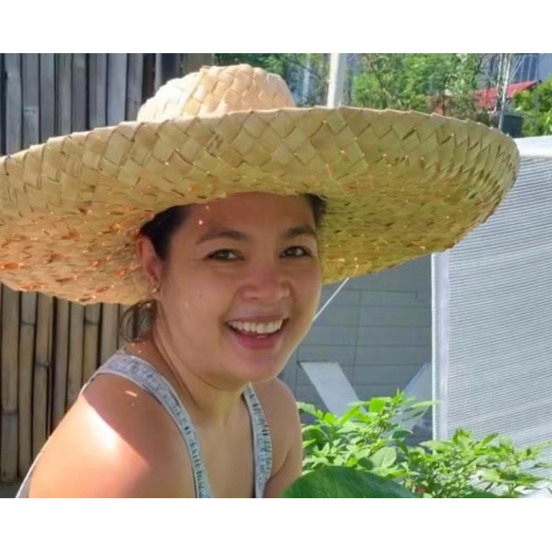 Filipino Native Farmers Hat Balanggo From Bicol Large 22" and Small 18 ...