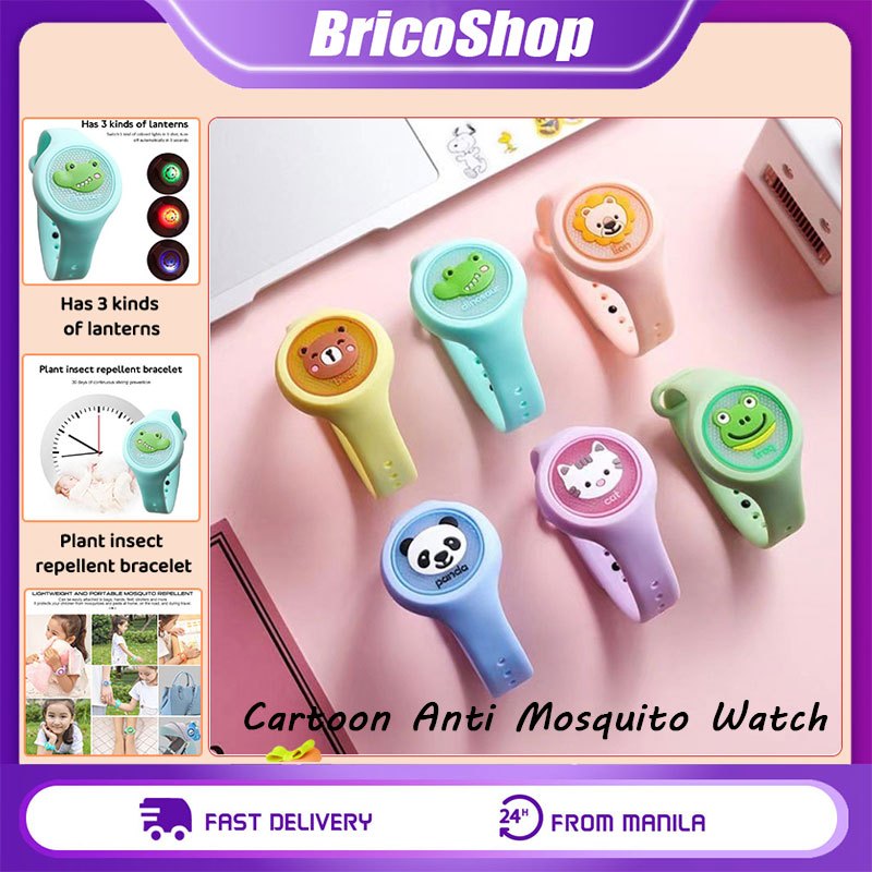 Natural Mosquito Repellent Watch Cartoon Anti Mosquito Watch for Kids ...