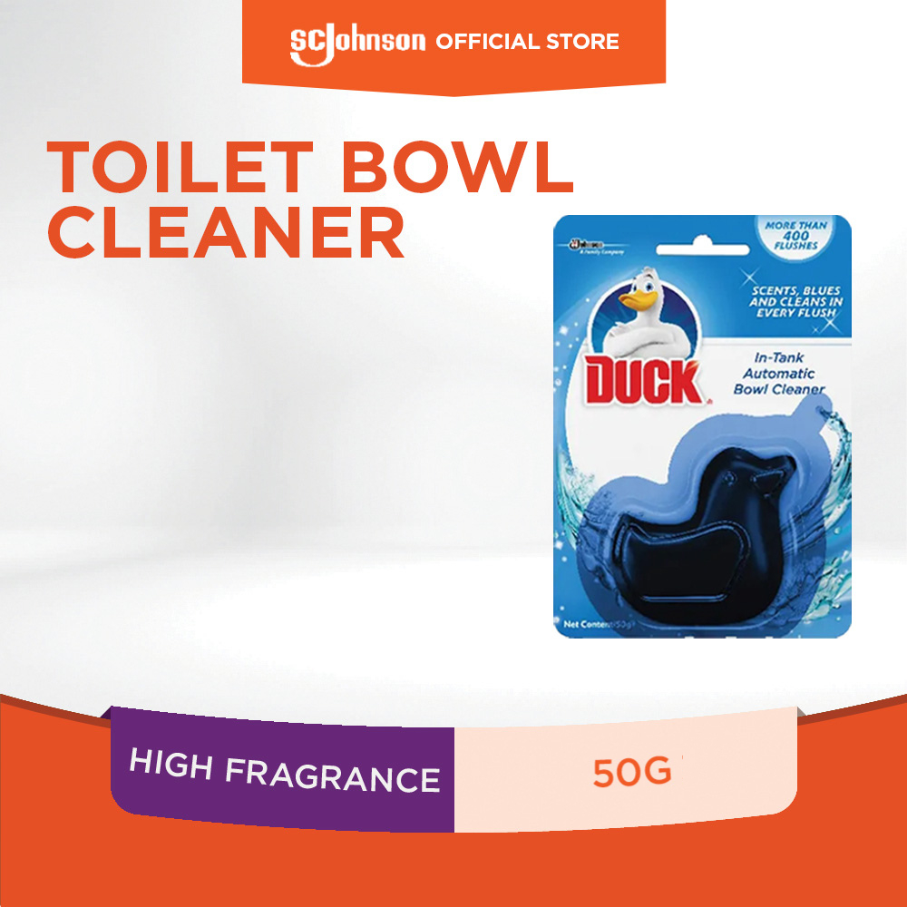 Duck In-Tank Block Automatic Toilet Bowl Cleaner 50g - High Fragrance ...