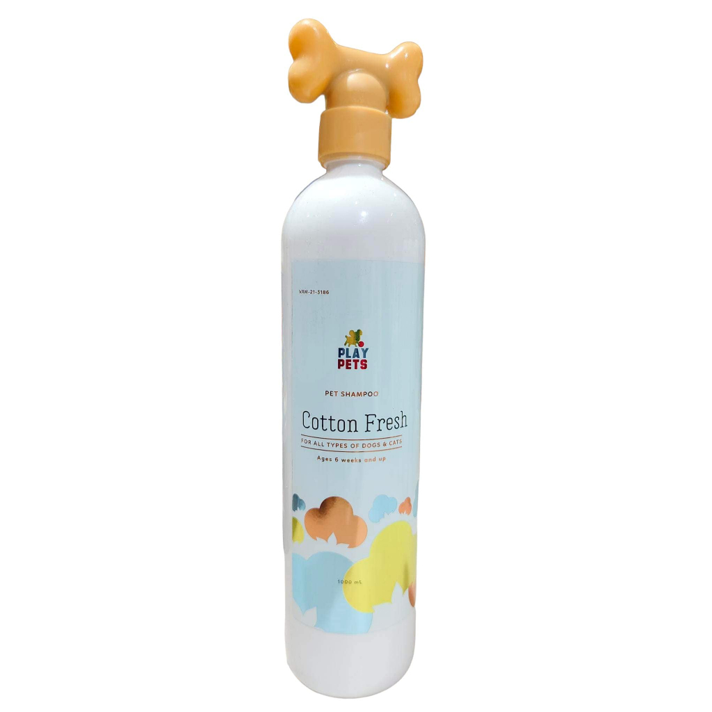 PLAY PETS Pet Shampoo COTTON FRESH 1L | Shopee Philippines