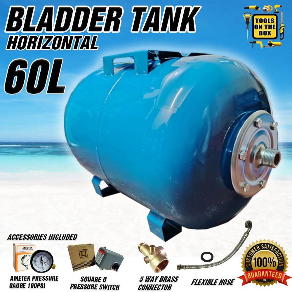 Bladder Tank/Pressure Tank Horizontal Type HT60L | Shopee Philippines