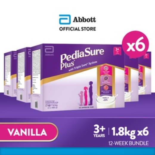 Pediasure Plus 3+ Vanilla 1.8kg for Kids Above 3 Years Old Powdered ...
