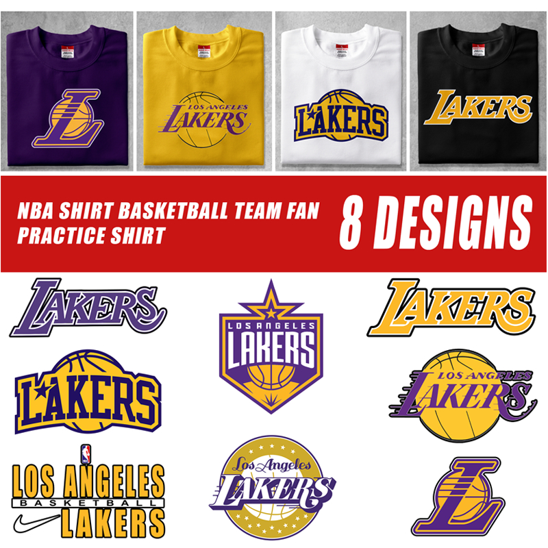 NBA SHIRT Basketball Team Fan Practice Shirt Training Fan T-Shirt ...