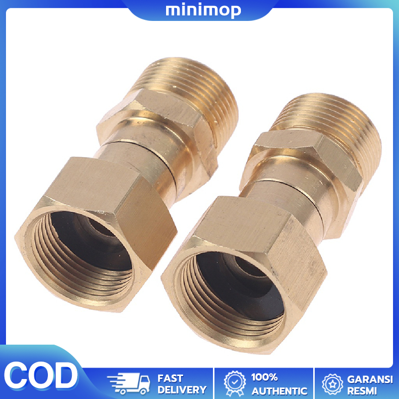 Brass 3/8" 1/4" M14 M18 M22 Thread Connector Male Female Adapter for ...
