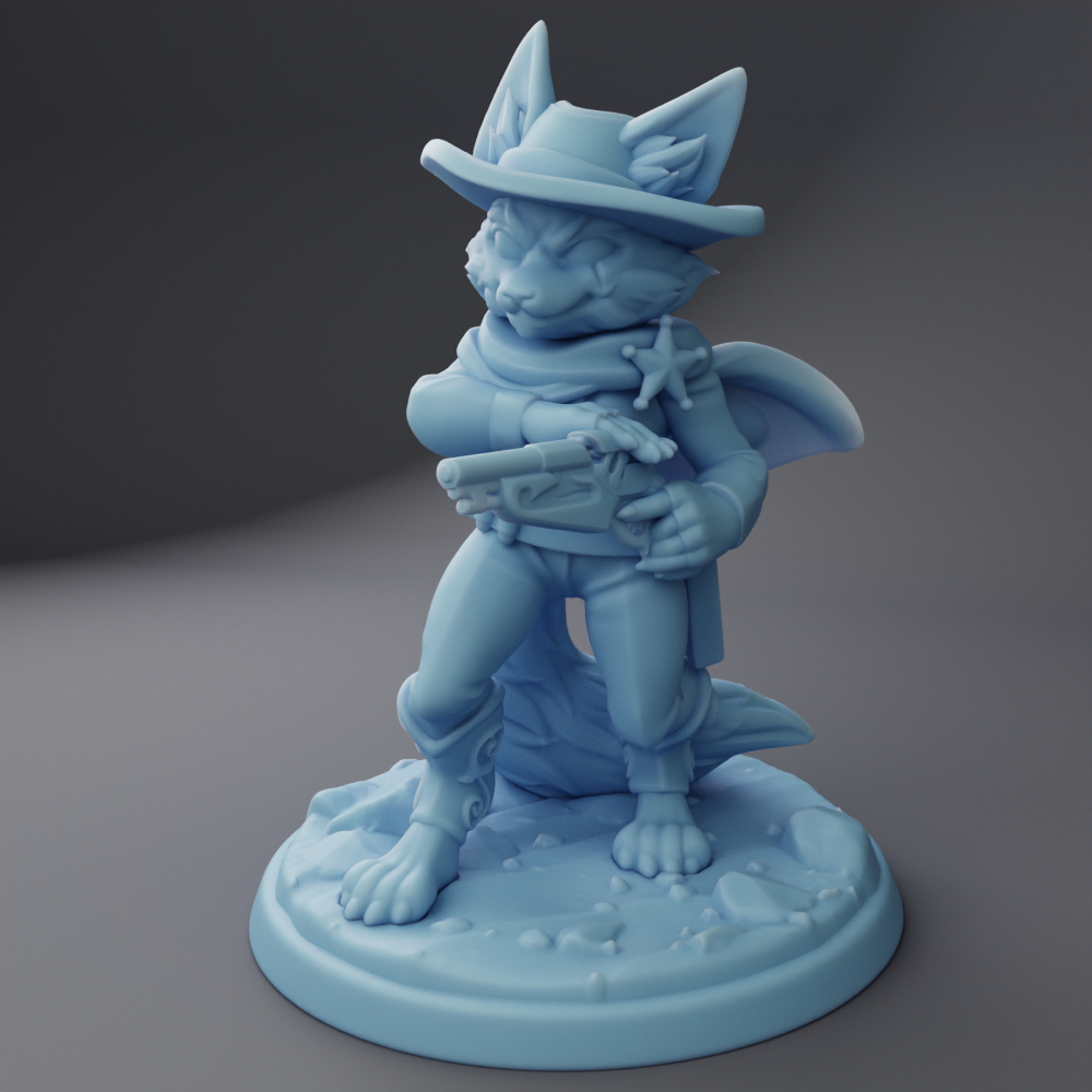Twin Goddess Sheriff Leon Fox DND Miniatures | Shopee Philippines