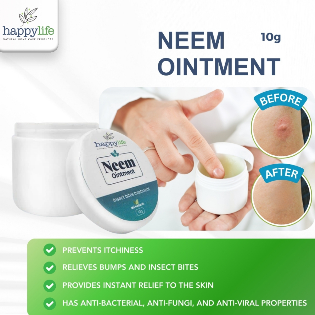 Neem Ointment After Insect bites, for Scratches, Bumps, Itching ...