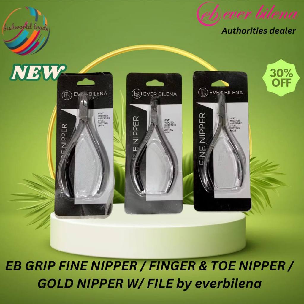 EB GRIP FINE NIPPER / FINGER & TOE NIPPER / GOLD NIPPER W/ FILE by ...