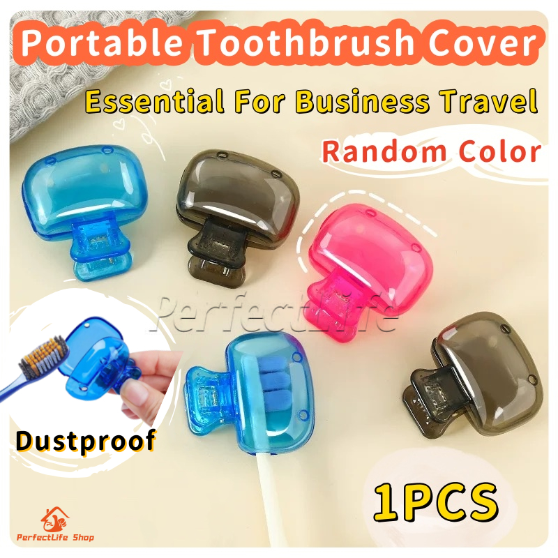 PL Toothbrush Head Cover Protector Portable Storage Clip Household ...