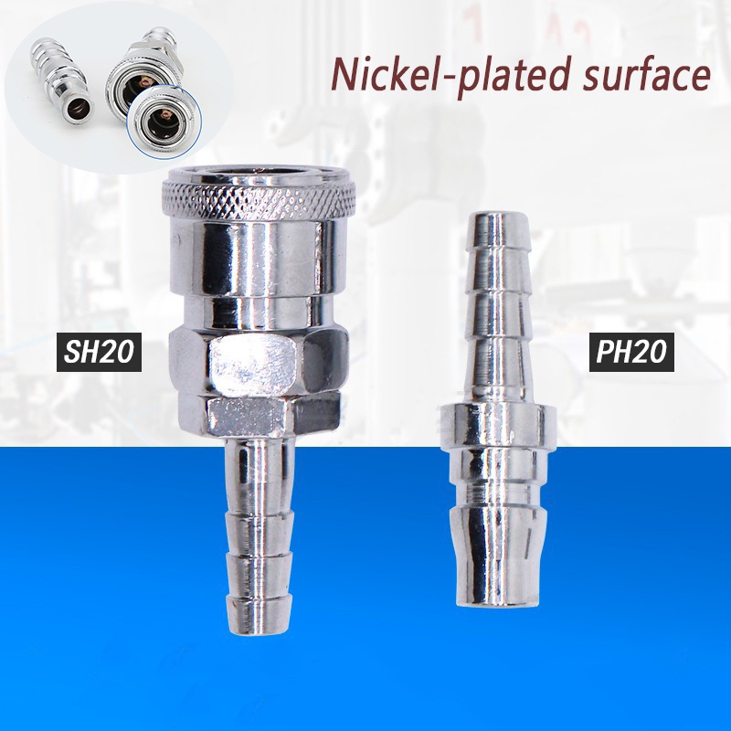 SH20 PH20 Hose Coupling Connector Pneumatic fittings Air Compressor Hose Quick Coupler Plug ...
