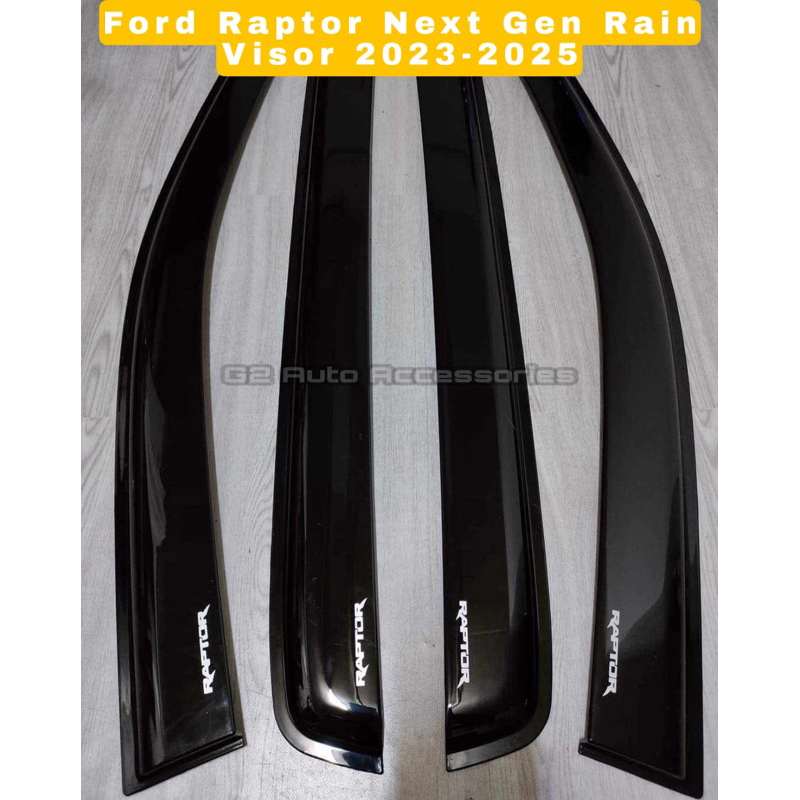 Ford Ranger Raptor Rain Visor 2024-2025 (Thailand Made) | Shopee ...