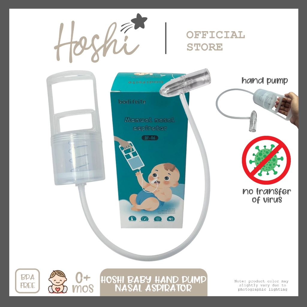 Hoshi Baby Manual Hand Pull Nasal Aspirator Nose Cleaner Snot Sucker ...