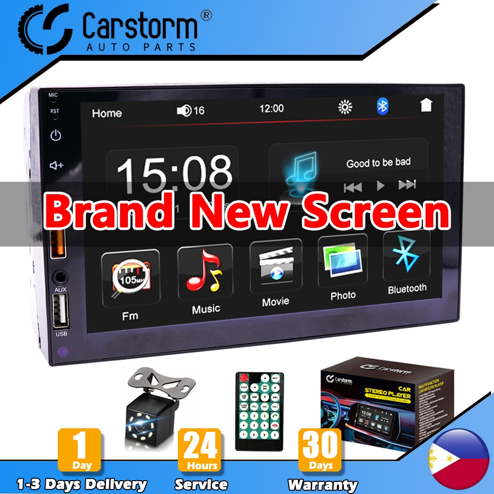 Carstorm 2 Din Car Stereo Player Touch Screen Car Radio Mp5 Bluetooth ...