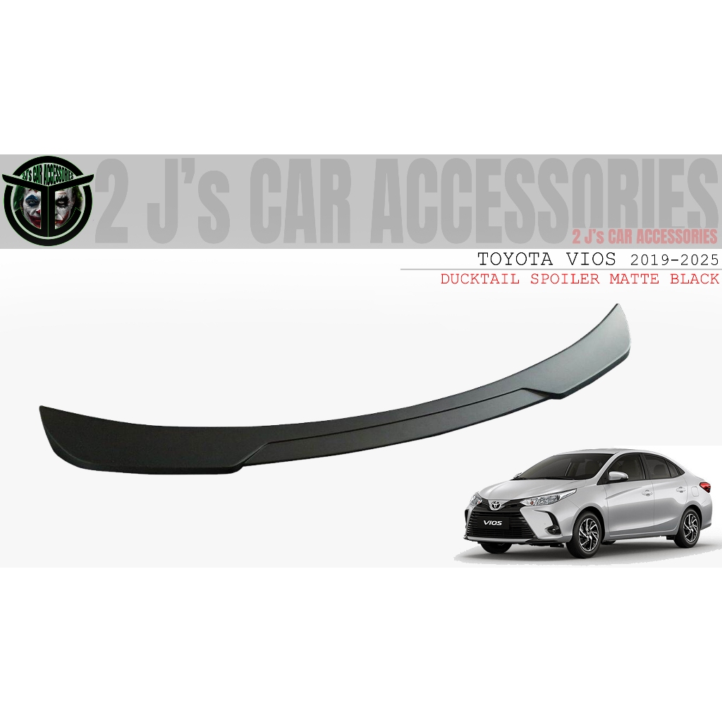 TOYOTA VIOS 2019 2020 2021 2022 2023 2024 2025 SPOILER / REAR SPOILER ...