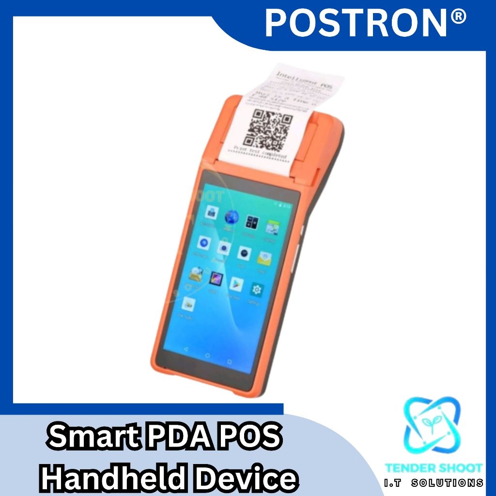 POSTRON Q8 AIO (All in One) Smart PDA POS Handheld Device POS Terminal ...
