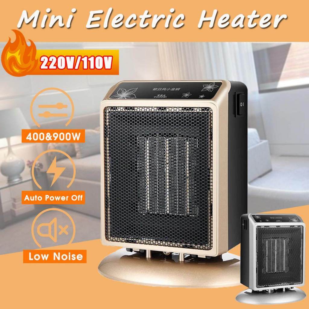 Electric Heater 220V Mini Portable 900W Room Heating Warmer Air Blower 3 Adjustable Fan | Shopee ...