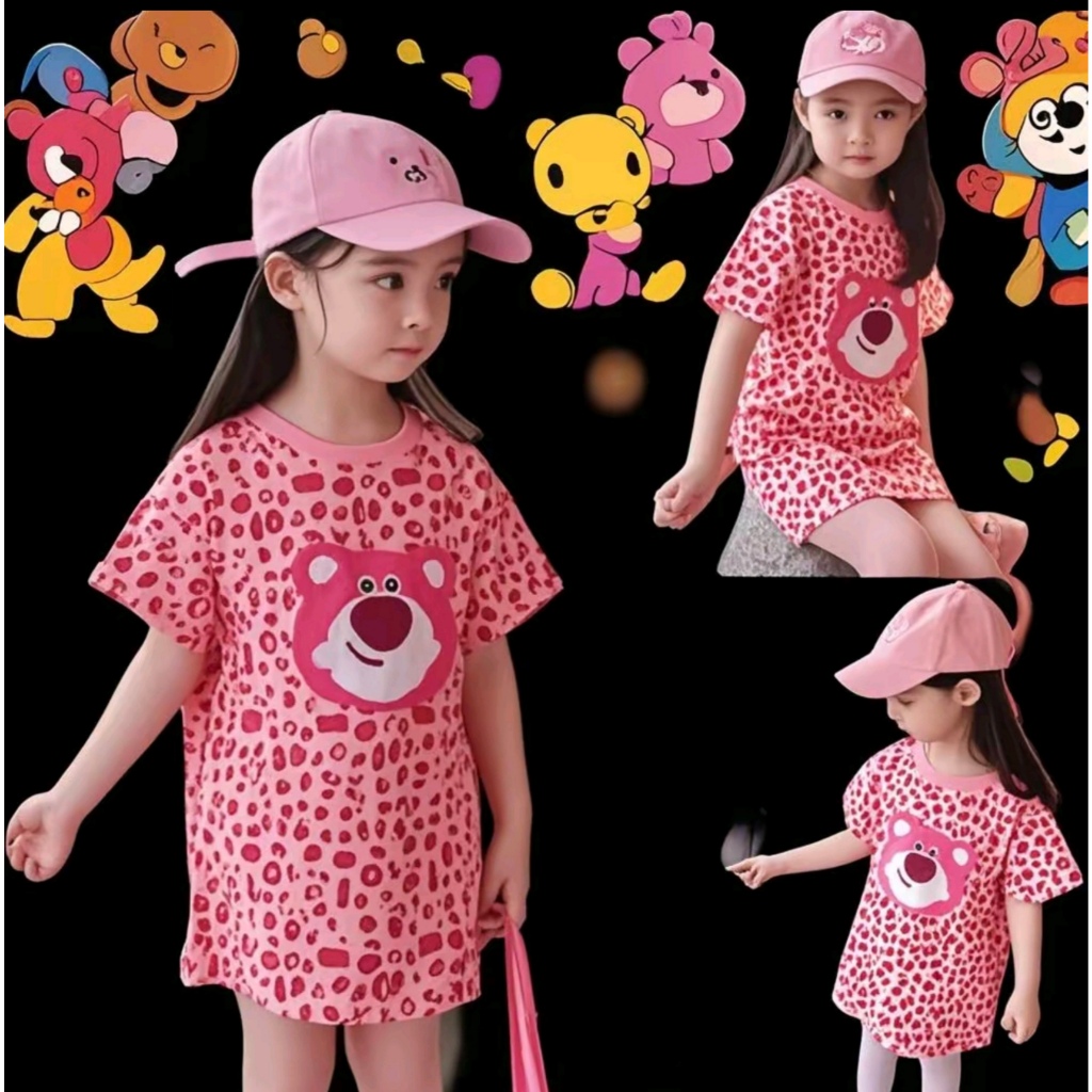 BH Maganda at Cute na T-Shirt para sa mga Bata Pink Kids Girls Soft ...