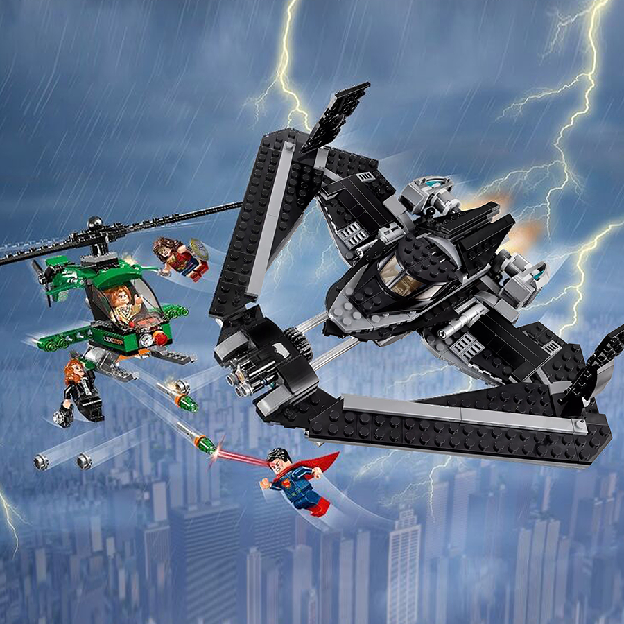 ISO JISI 7118 DC Heroes of Justice Sky High Battle Building Block Toys ...